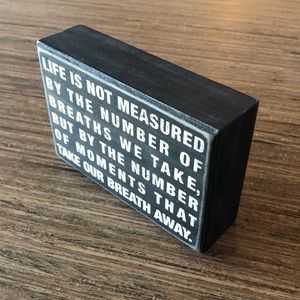 Wall Decor | Small Box Decorative Sign | Poshmark